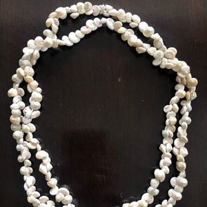 Vintage | Jewelry | Vintage Samoan Shell Long Flapper Necklace | Poshmark